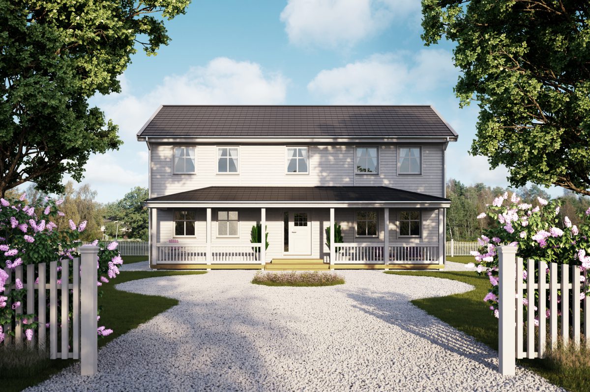 Nya Solid 194 - En härlig rymd mellan kök och vardagsrum som vetter mot baksidan ...