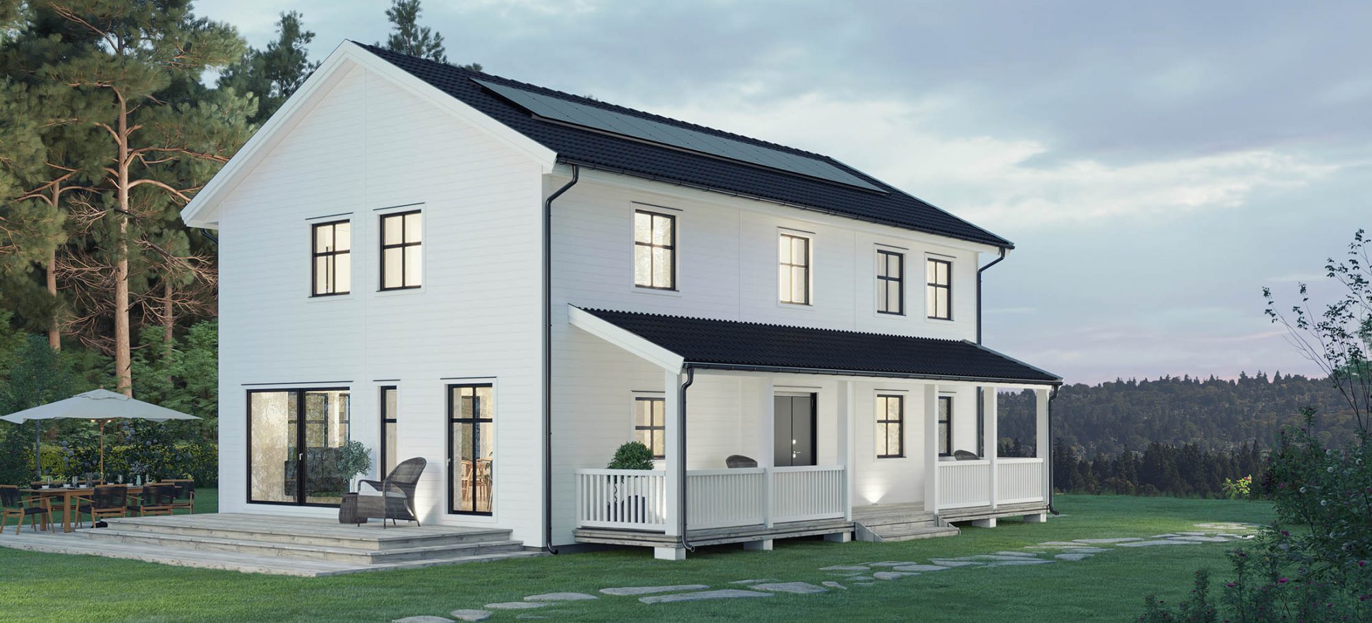 Hustillverkare Hjältevadshus - vi bygger hus med hög kvalitet sedan 1947