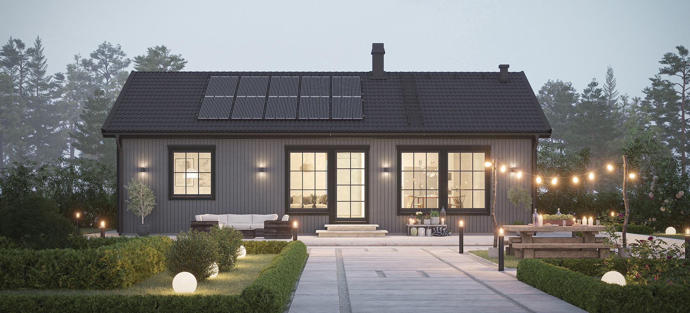 Villa Glänta - Hustillverkare Hjältevadshus