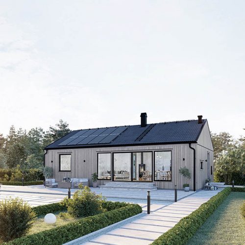 Villa Glänta - Hustillverkare Hjältevadshus